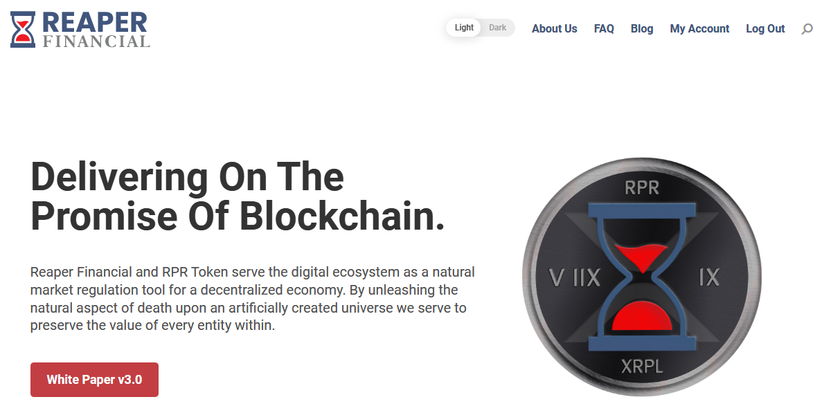 Reaper Financial - Delivering On The Promise Of Blockchain